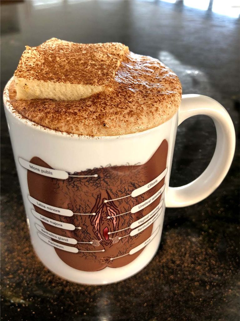 Vulvar Anatomy Mug (Darker Tones) - Fertility Charting